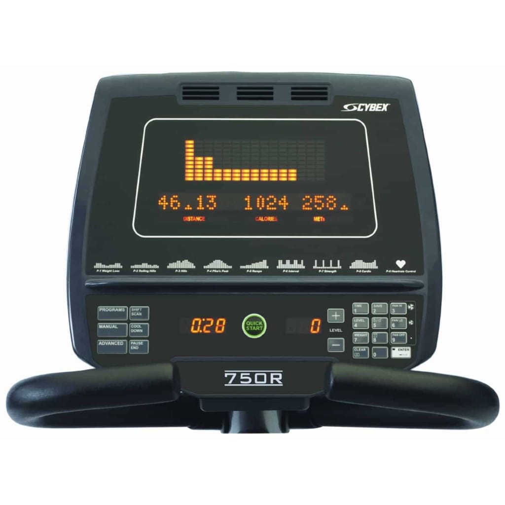 Cybex 750r Recumbent Bike | Pound4Pound Fitness Equipment